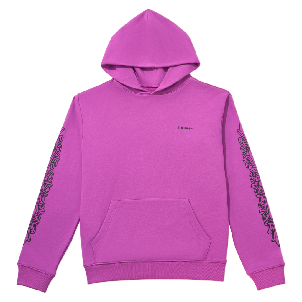 Purple Comic Logo Hoodie - Mike Department