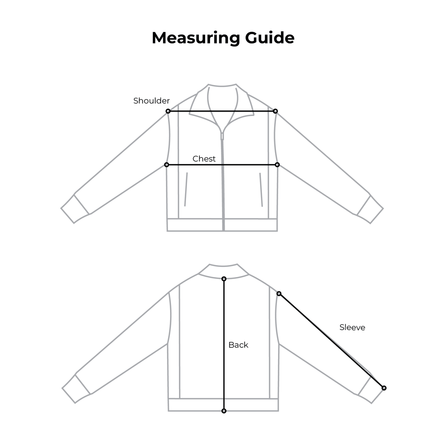 Black Track Top - Mike Department