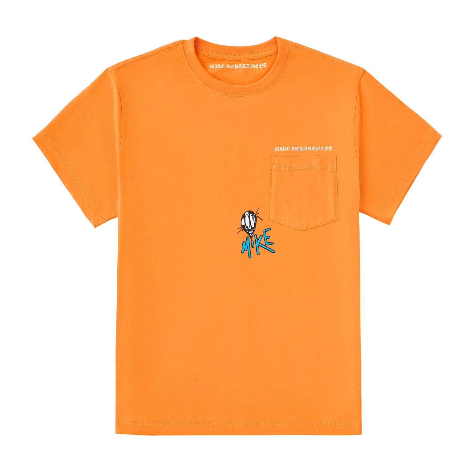 Orange Comic Logo Tee - Mike Department