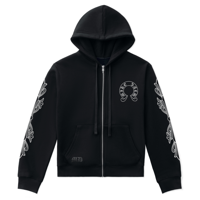 Black Horseshoe Zip-Up - Mike Department